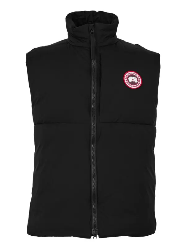 Canada Goose Logo Patch Puffer Vest - Black