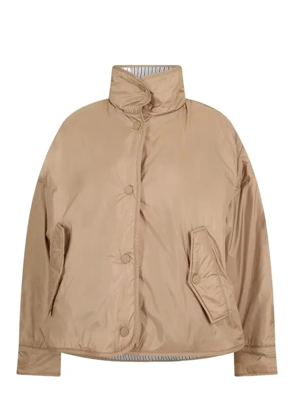 Max Mara Stand Collar Jacket - Nude