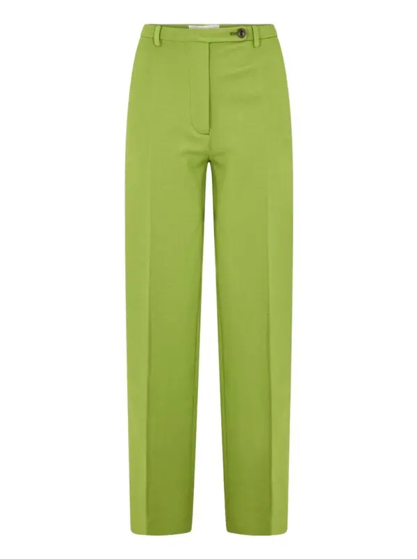 Miu Miu High Waisted Wide Leg Trousers - Green