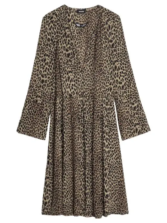 Zadig&Voltaire Long Sleeve Dress - Multicolor