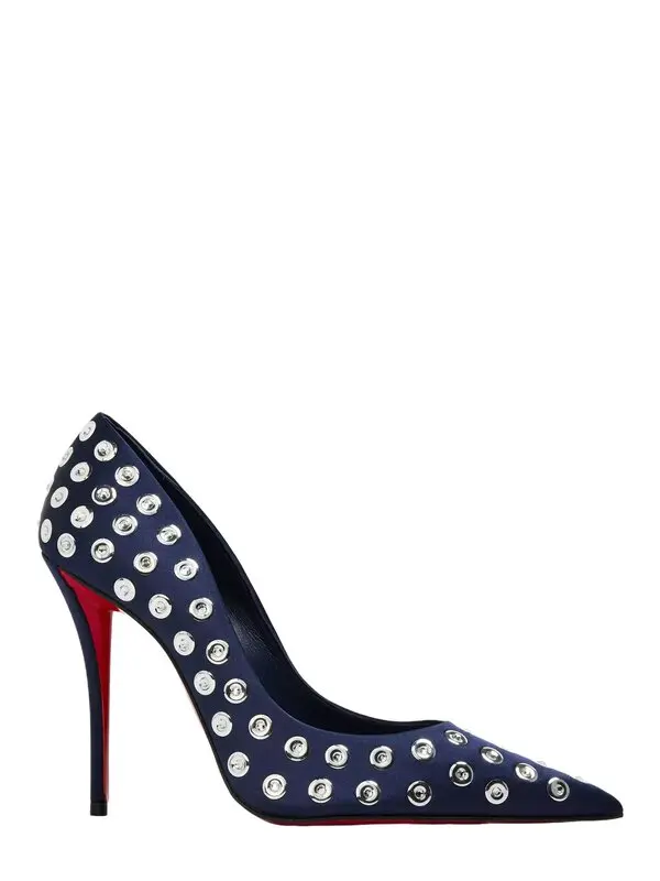 CHRISTIAN LOUBOUTIN Boum Boum Mirror Pumps - Blue