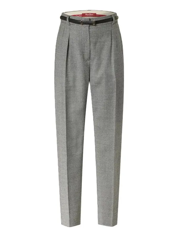 Max Mara Casual Pants With Belt Loops - Gray