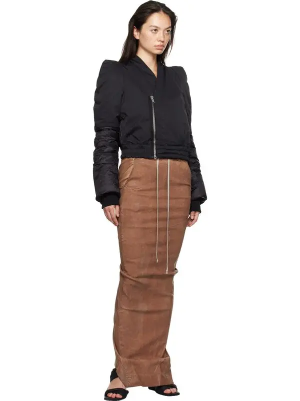 Rick Owens Metro Padded Bomber Jacket - Black