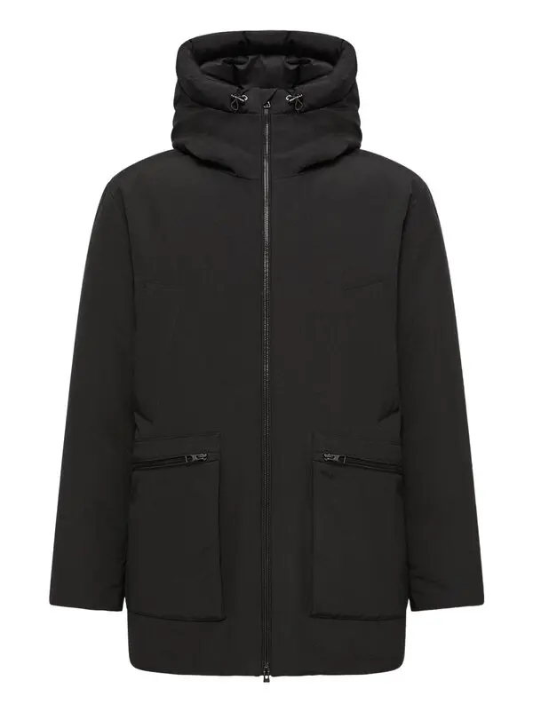 Moncler Aurino Mid-length Parka - Black