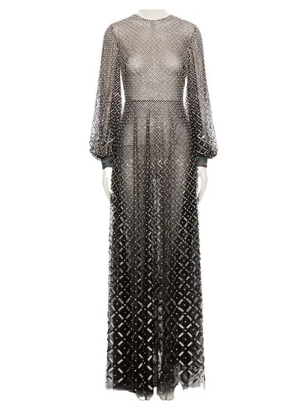 Valentino Garavani Long-sleeved Gown - Black