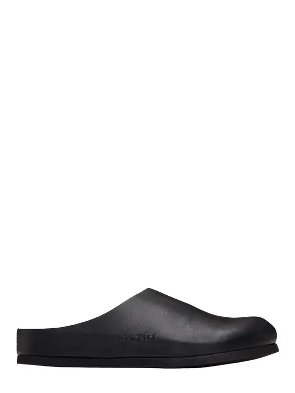COMMON PROJECTS Leather Mules - Black