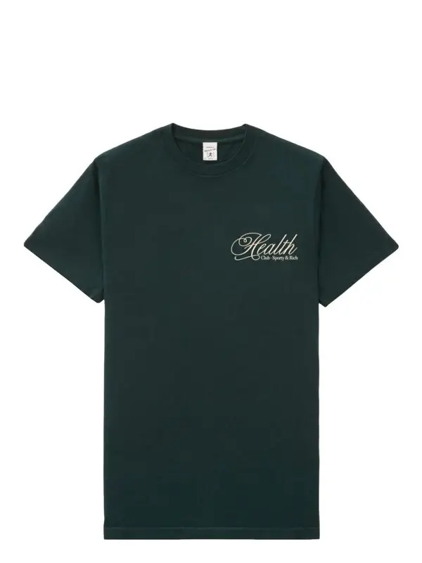 SPORTY  RICH Sporty & Rich Carlyle Souvenir T-shirt - Green