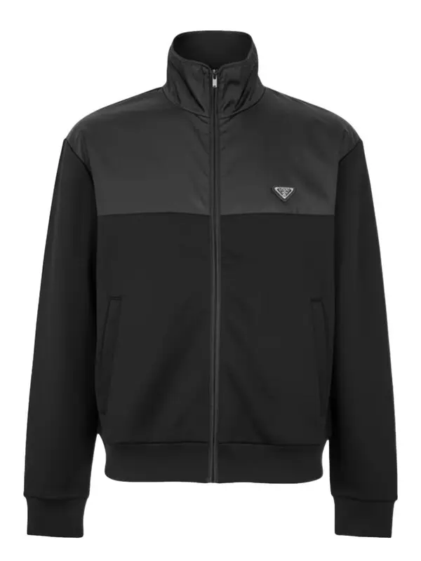 Prada Logo Zip Jacket - Black