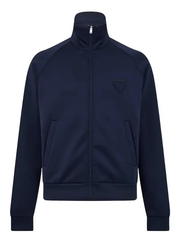 Prada Logo Zip Jacket - Black