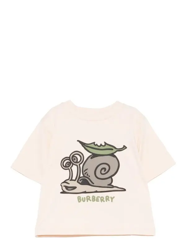 Burberry Graphic Print T-shirt - Beige