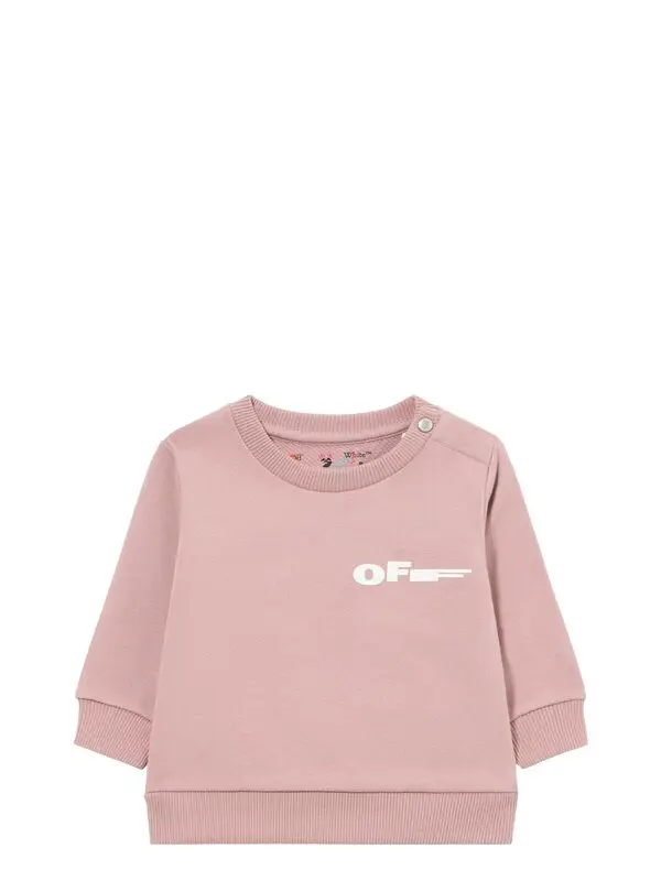 Off-White Logo-print Sweatshirt - Lavender