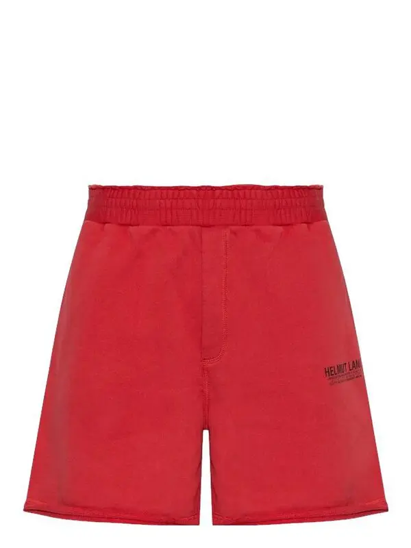 Helmut Lang Elastic Waist Shorts - Red