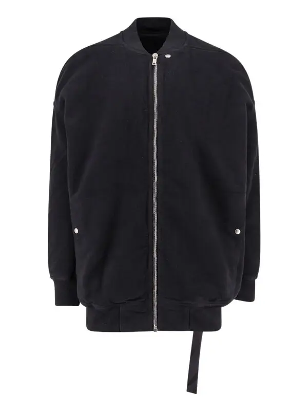 Rick Owens Oversized Zip-up Jacket - Black