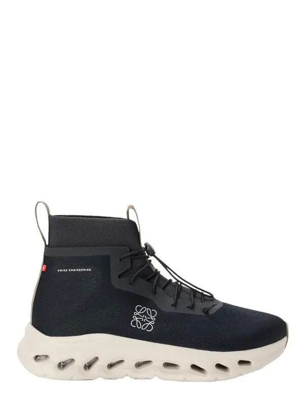 Loewe X On Cloudtilt High-top Sneakers - Black/oat/olive
