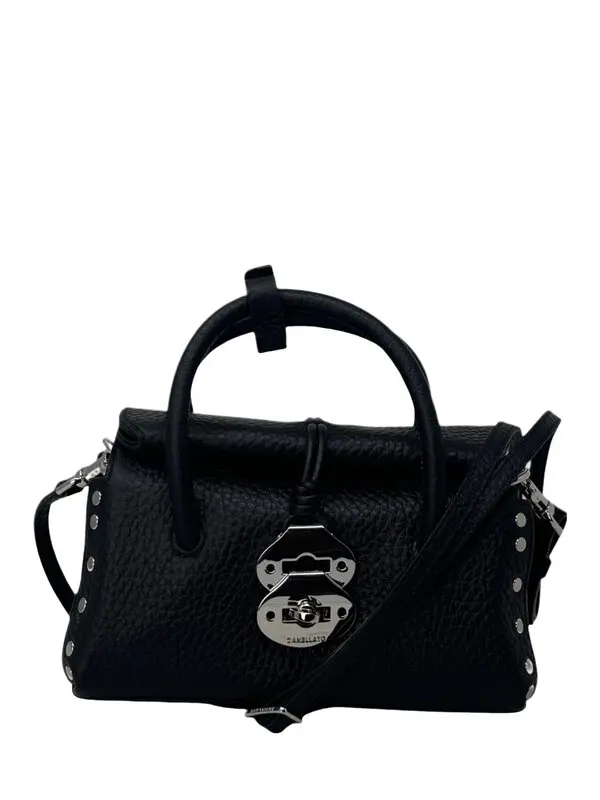 ZANELLATO Baby Dotta Studded Tote Bag - Black