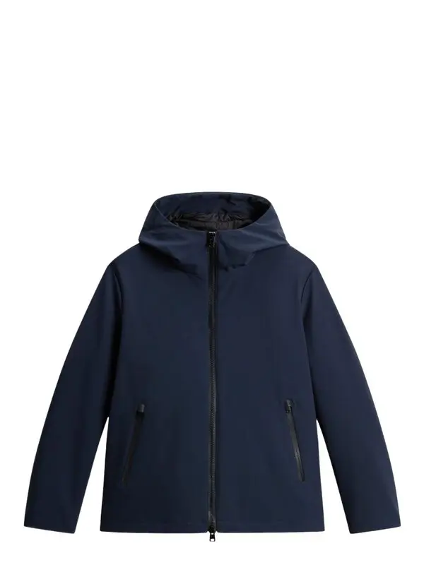 Woolrich Hooded Cotton Jacket - Black