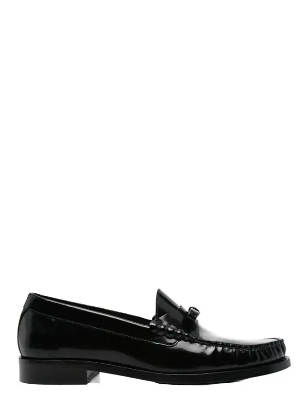 STUART WEITZMAN Lottie Bow Loafers - Black