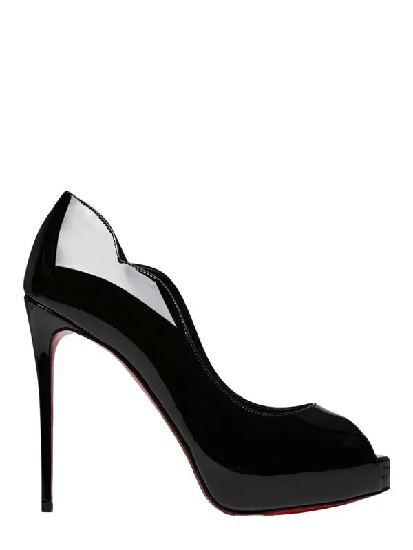 CHRISTIAN LOUBOUTIN Alta Hot Chick Patent Leather Pumps - Black