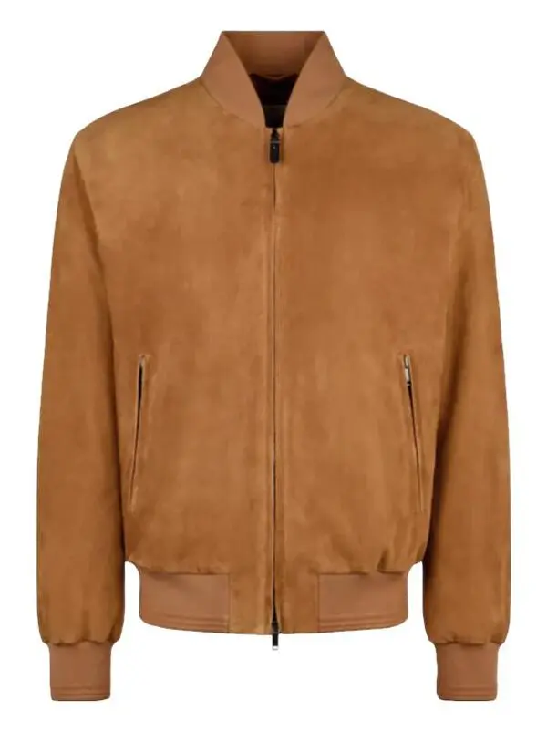 TOD'S Long-sleeved Casual Jacket - Brown