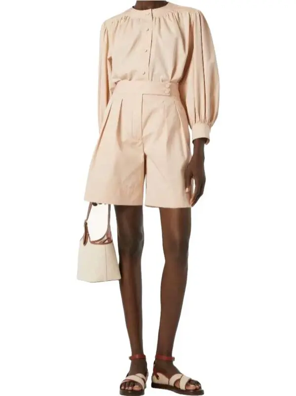 Loro Piana Dorin Bermuda Shorts - Nude