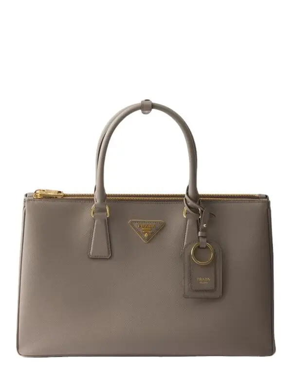 Prada Galleria Saffiano Leather Bag - Clay Gray