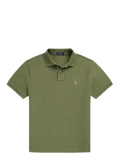 Polo Ralph Lauren Logo-embroidered Straight Hem Polo Shirt - Green