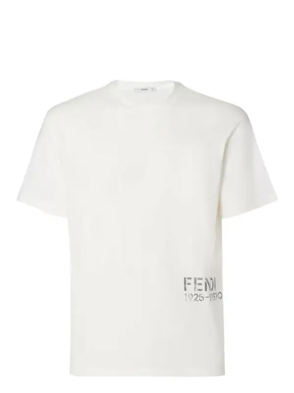 Fendi Cotton T-shirt - Ivory