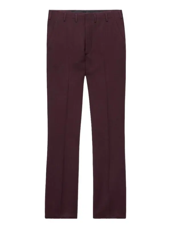Prada Wool Trousers - Plum