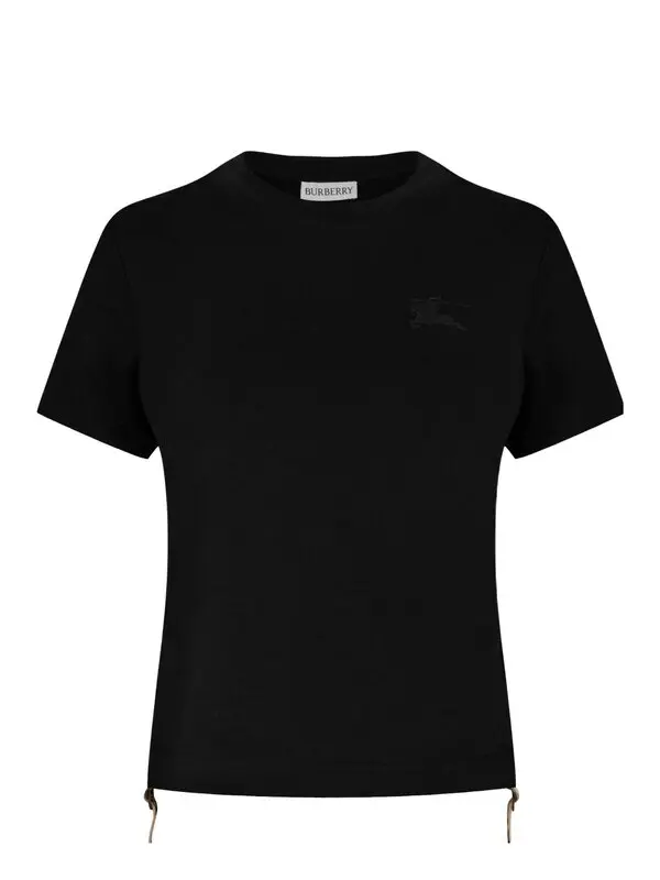 Burberry Crewneck Short Sleeve T-shirt - Black