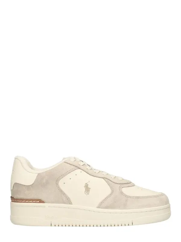 Polo Ralph Lauren Masters Court Perforated Sneakers - Mlkshke/ec