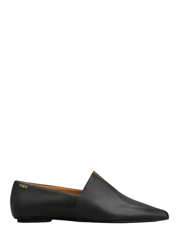 TOD'S Pointed Flat Ballerinas - Black