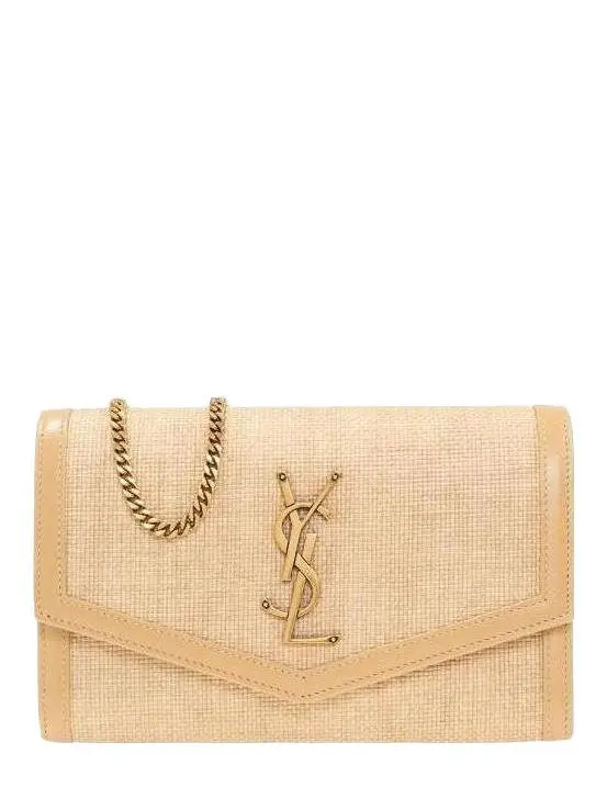 Saint Laurent Uptown Shoulder Bag - Nude