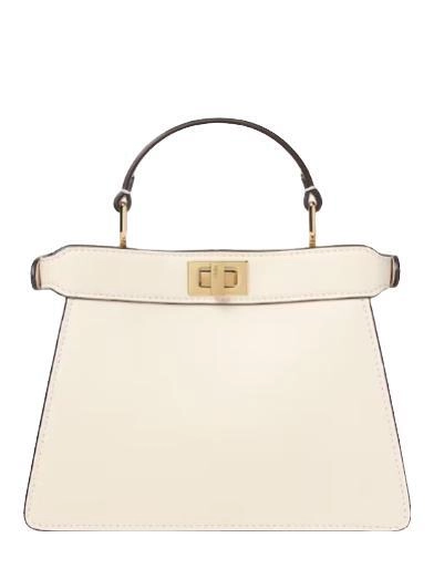 Fendi Peekaboo Iseeu Petite Leather Bag - Beige