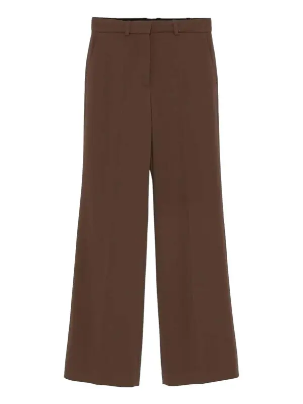 JOSEPH Morrissey Tailored Trousers With Pleats - Brown