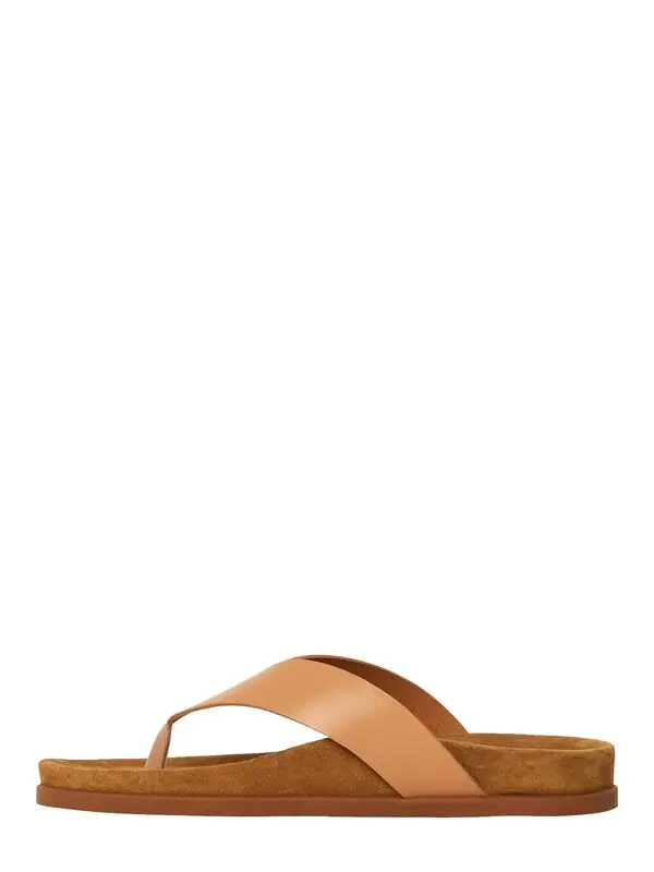 ANCIENT GREEK SANDALS Charys Flat Sandals - Brown