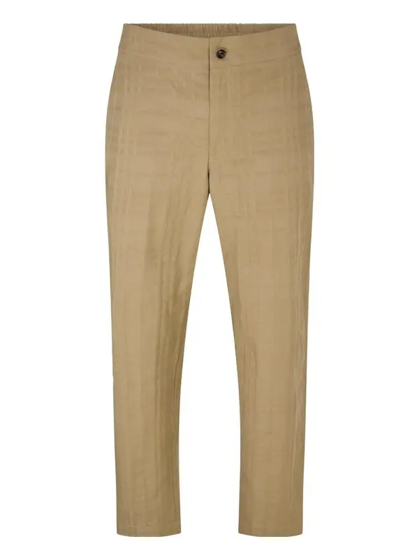 Burberry Tailored Full Length Trousers - Nude