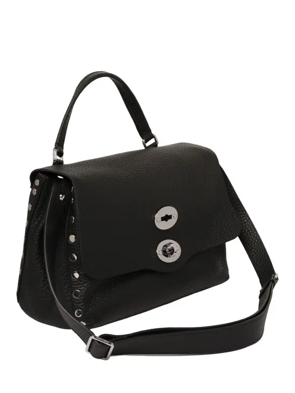 ZANELLATO Small Postina Top-handle Crossbody Bag - Black