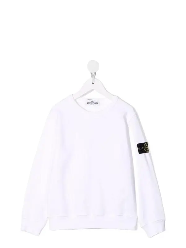 Stone Island Compass Badge Sweatshirt - White