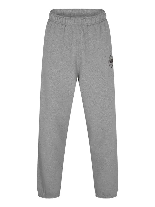 Canada Goose Logo Closed Hem Fleece Joggers - Gray