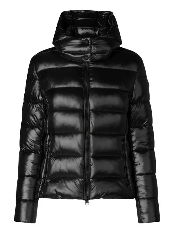SAVE THE DUCK Cosmary Hooded Puffer Jacket - Black