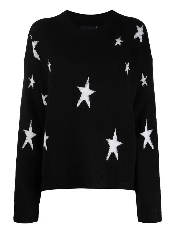 Zadig&Voltaire Star Embroidered Sweater - Black