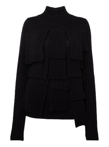 J.W.ANDERSON Panelled Flap Jumper - Navy Blue
