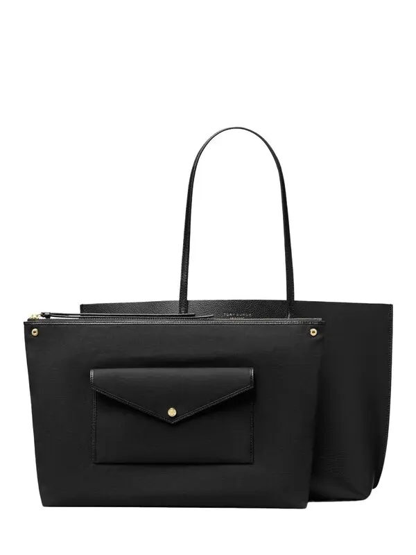 Tory Burch Leather Tote Bag - Black