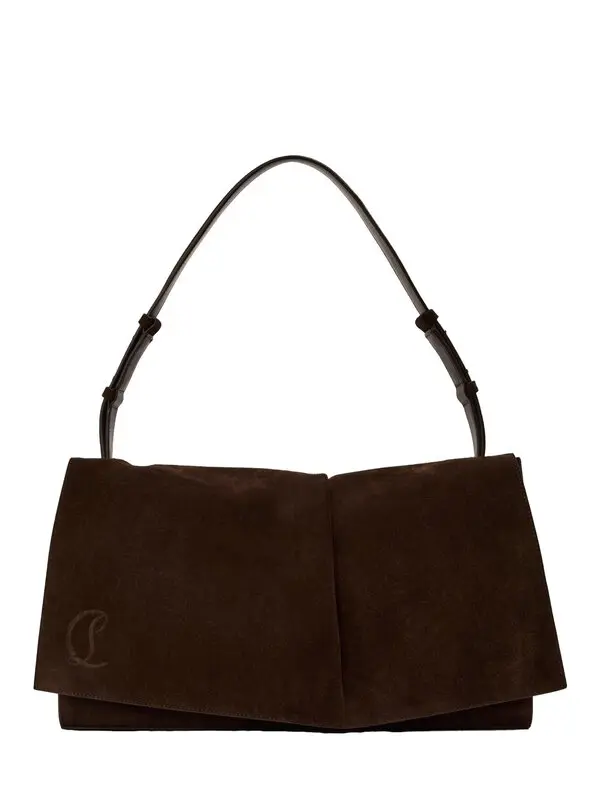 CHRISTIAN LOUBOUTIN Baggy Large Shoulder Bag - Brown