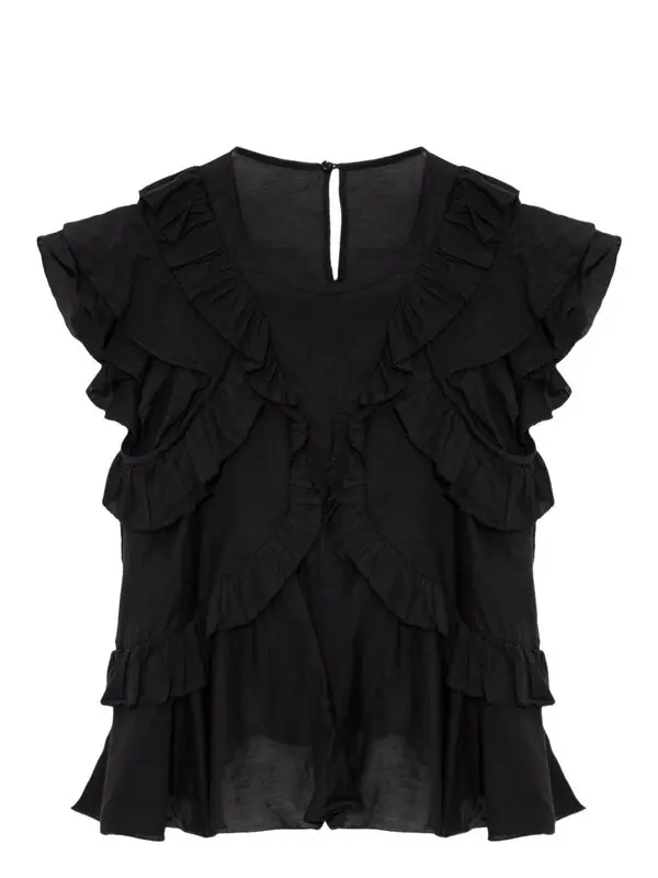 Isabel Marant Étoile Ruffled Shirt - Black
