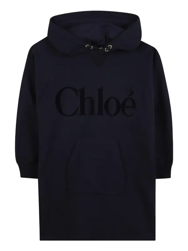 Chloé Hooded Dress - Black