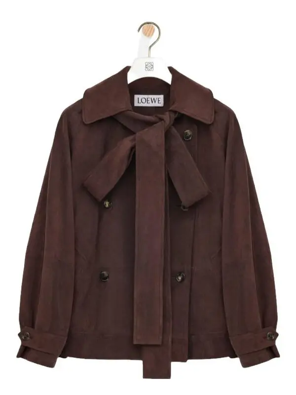 Loewe Bow Jacket - Brown
