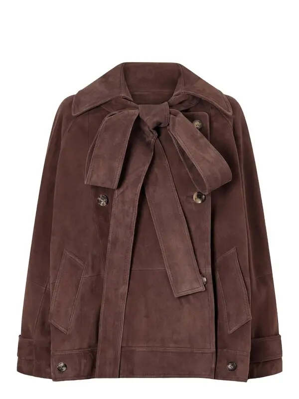 Loewe Bow Jacket - Brown