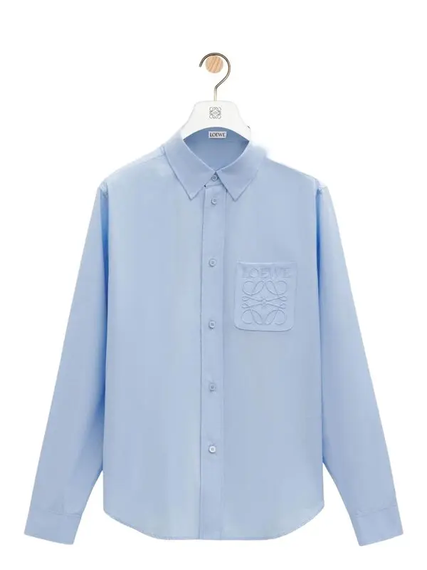 Loewe Lightweight Poplin Shirt - Light Blue