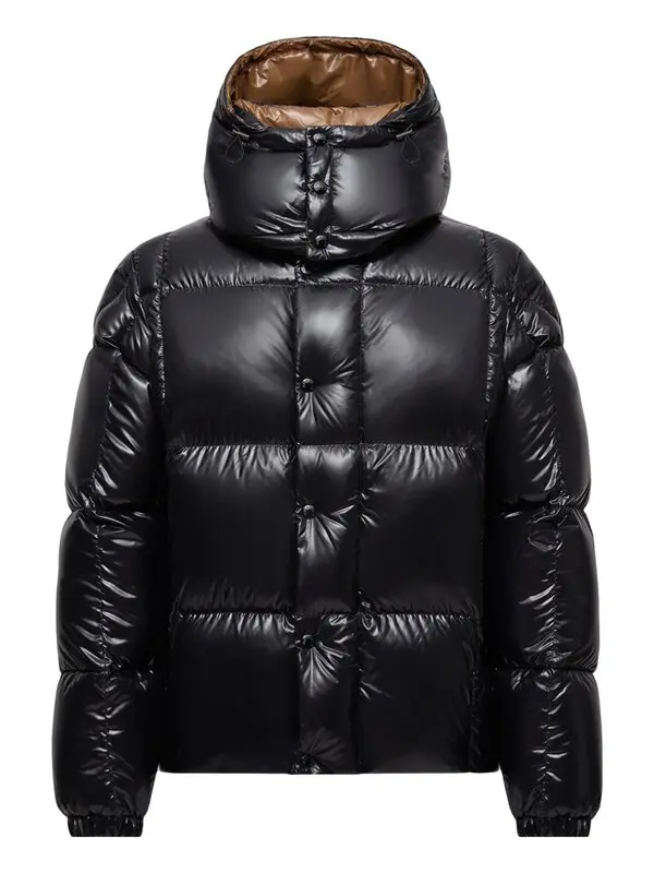 Moncler Parana Hooded Short Down Jacket - Black